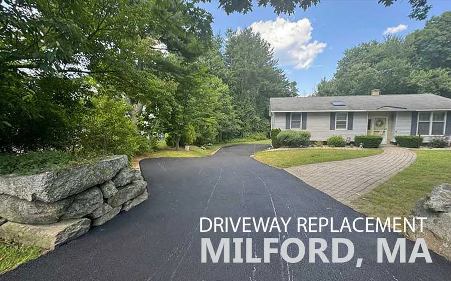 Driveway Replacement in Milford, MA: A complete Transformation - Mr. Patch Asphalt